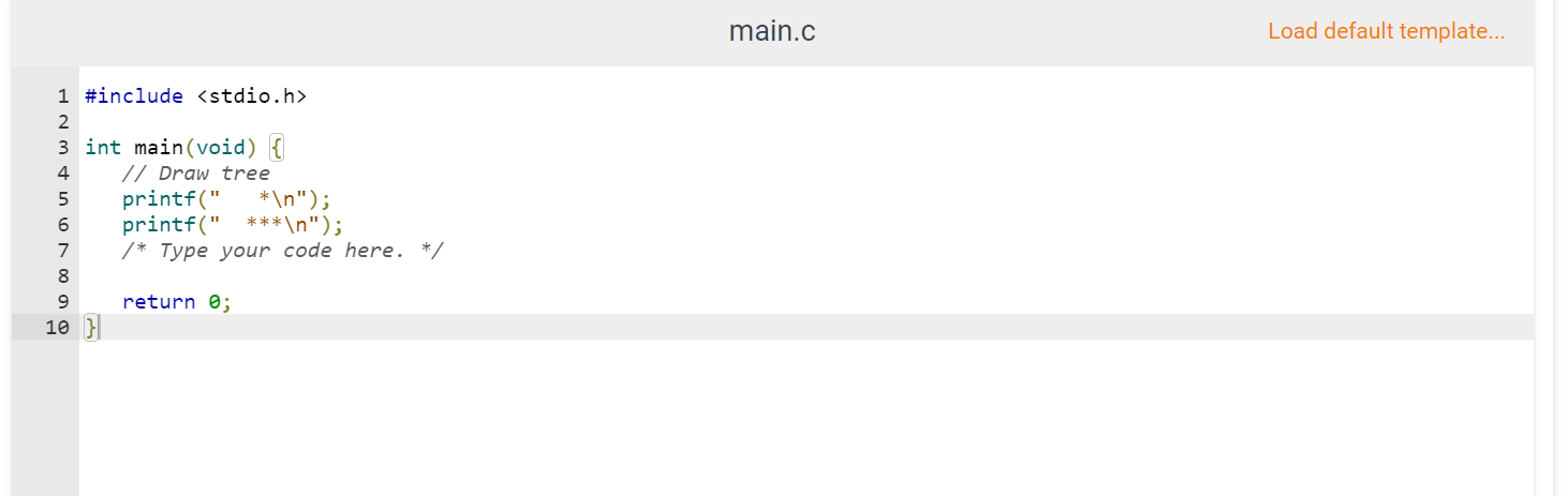 Solved (1) Output this tree. (2 pts) * *** ***** ******* *** | Chegg.com