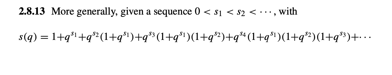 Solved 2.8.13 More generally, given a sequence 0 | Chegg.com