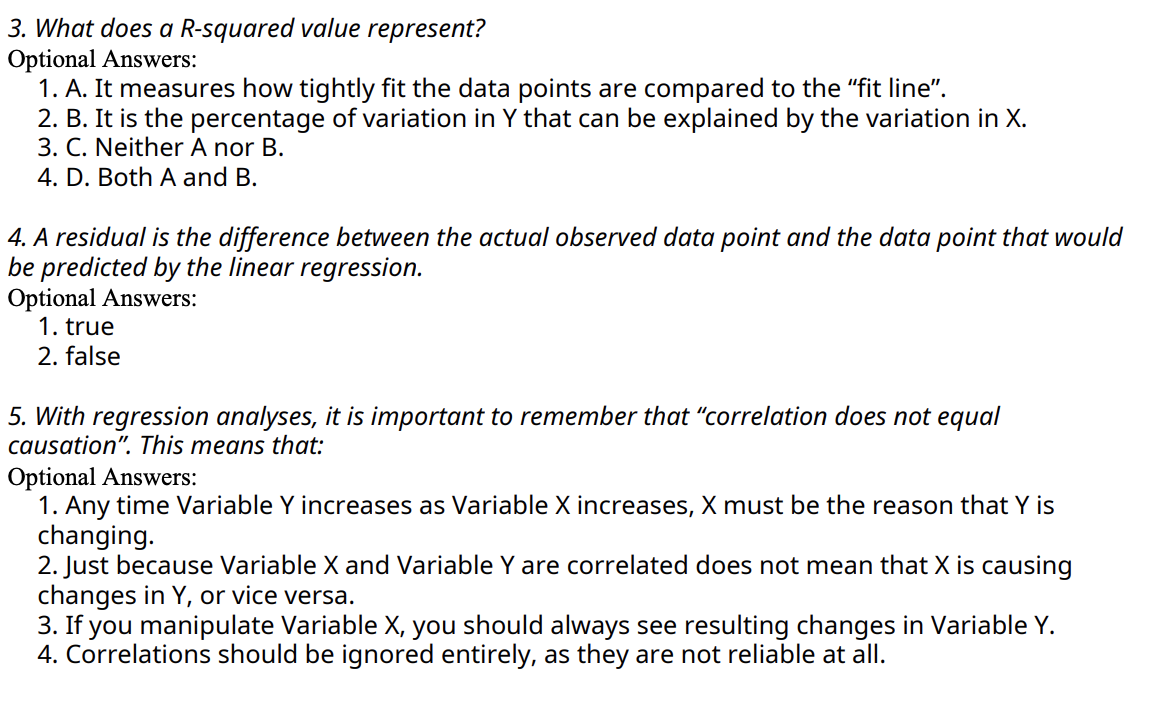 Solved 1. Which of the generic data sets below would require | Chegg.com