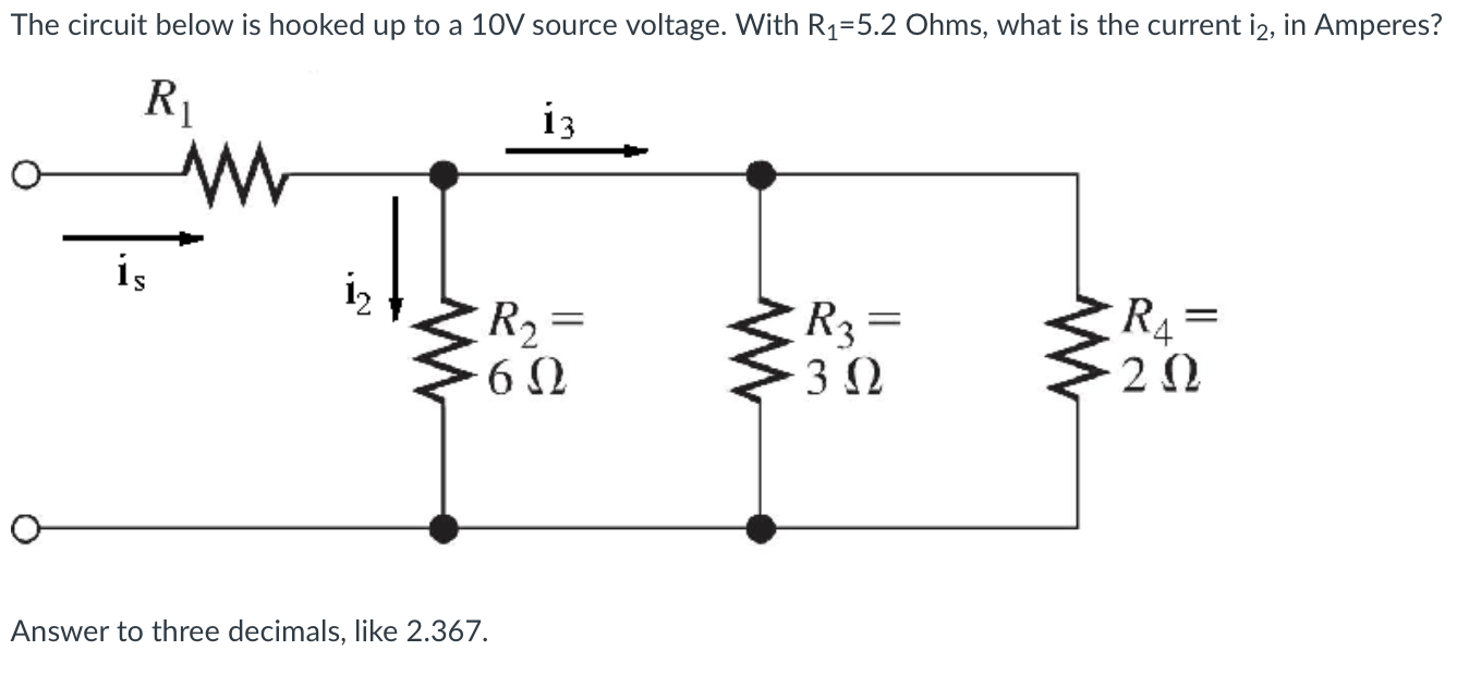 Solved The circuit below is hooked up to a 10V ﻿source | Chegg.com