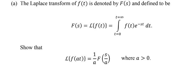Solved By using the laplace table below when needed please | Chegg.com