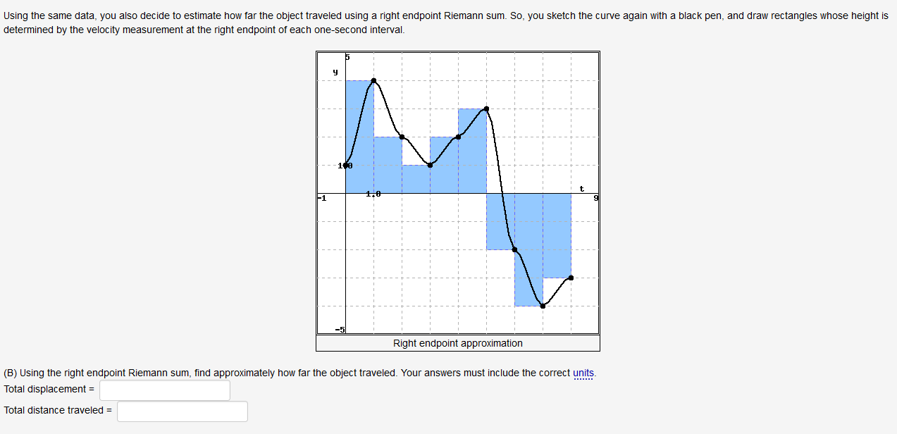 Solved You decide to use a left endpoint Riemann sum to | Chegg.com