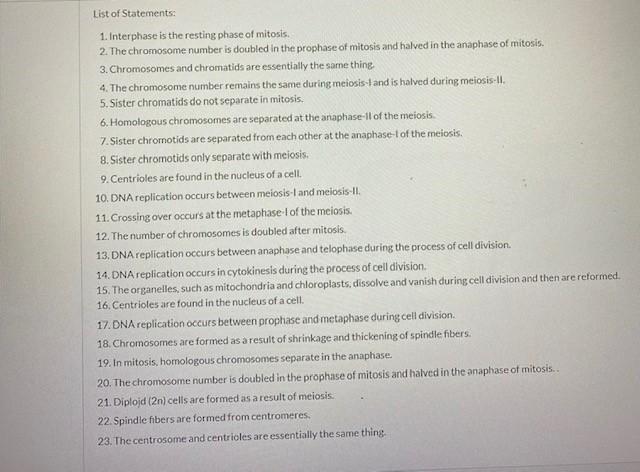 Solved is each statement true or false? if one is false what | Chegg.com