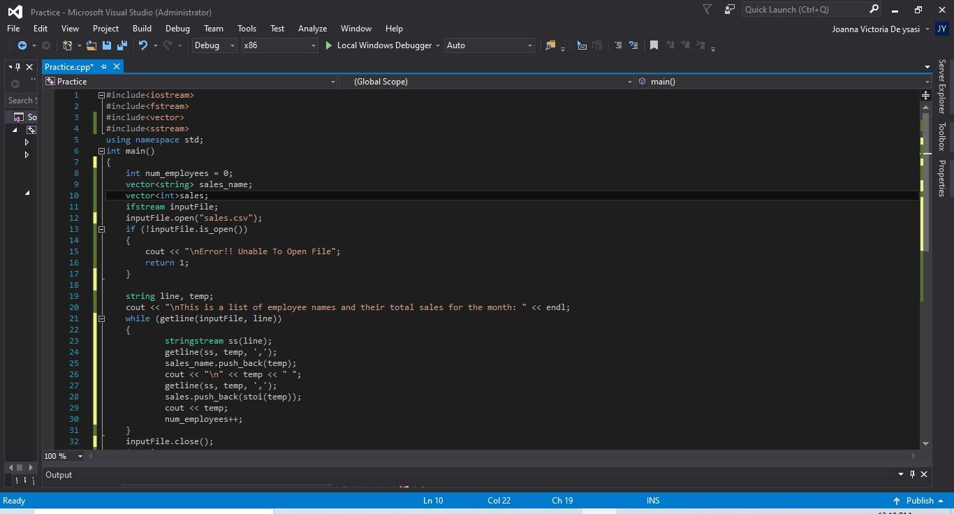 Solved How do you modify this code so that it will save the | Chegg.com