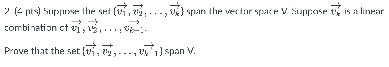 Solved (4 ﻿pts) ﻿Suppose the set | Chegg.com