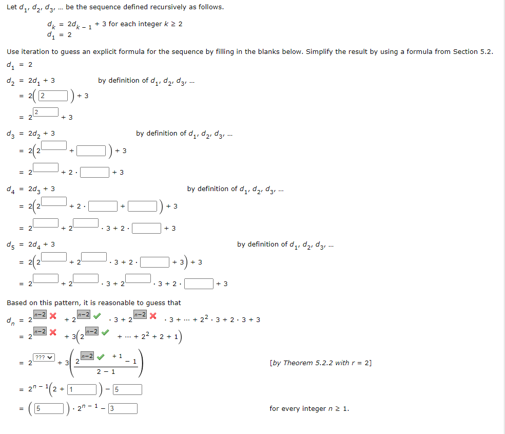 Solved Let d1, d2. dz. ... be the sequence defined | Chegg.com Solved Let d1, d2. dz. ... be the sequence defined | Chegg.com