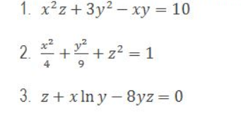Solved I. Determine if z is a function of two variables of | Chegg.com