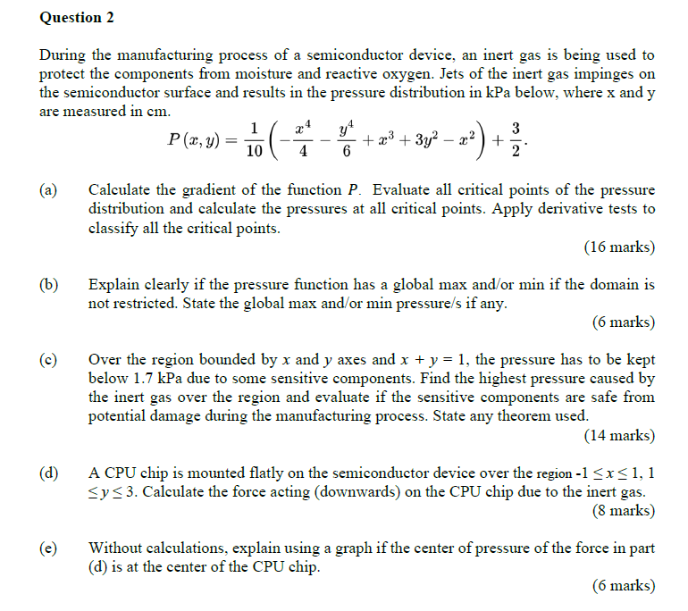 Question 2During the manufacturing process of ﻿a | Chegg.com