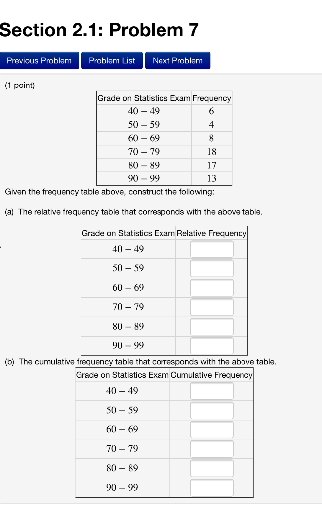 Solved Section 2.1: Problem 6 Previous Problem Problem List | Chegg.com