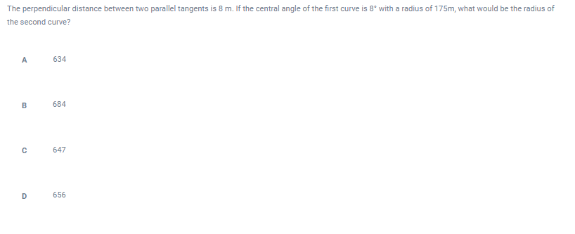 Solved The perpendicular distance between two parallel | Chegg.com