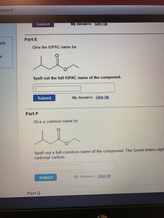Solved Part C Give the IUPAC name for CH3 CH CH CH CH2--C-- | Chegg.com Solved Part C Give the IUPAC name for CH3 CH CH CH CH2--C-- | Chegg.com