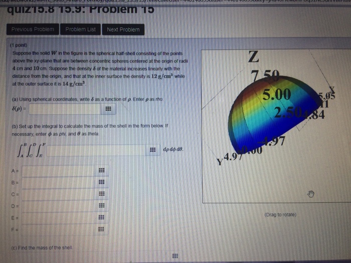 Solved Previous Problem Problem ListNext Problem (1 point | Chegg.com
