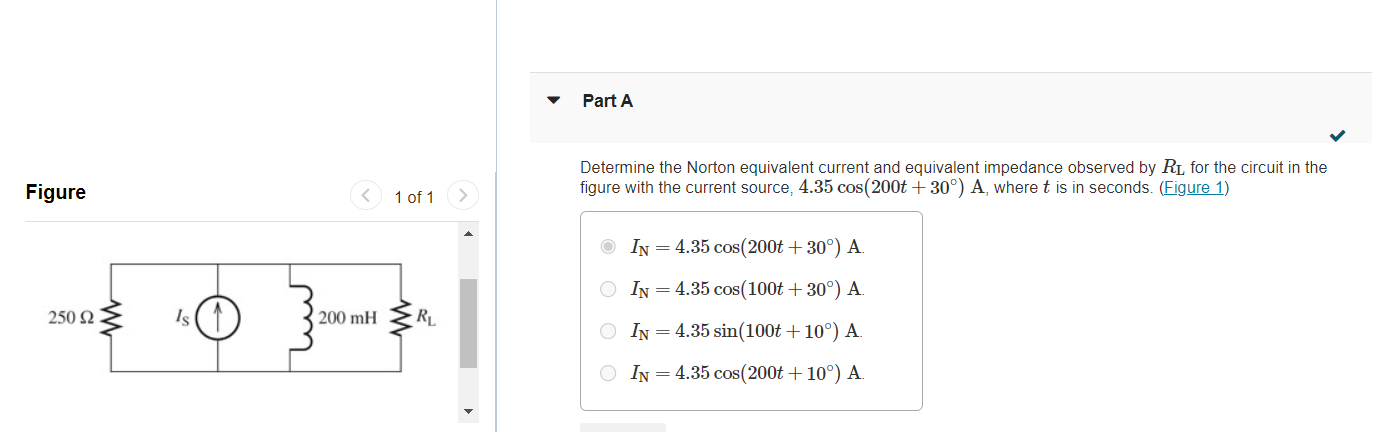 Solved Determine the Norton equivalent current and | Chegg.com