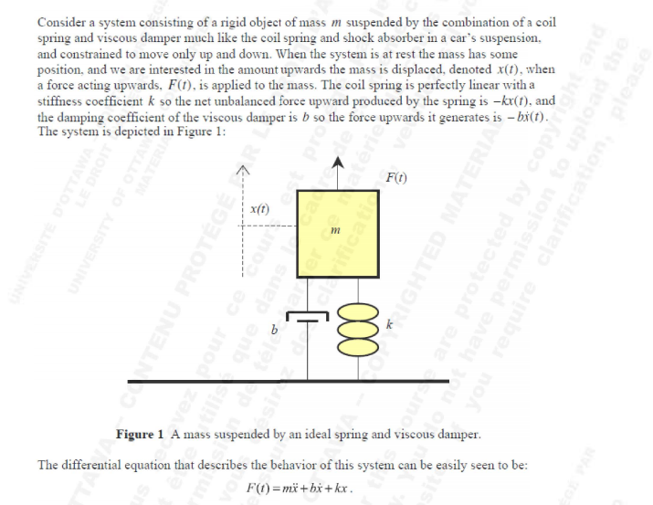 Consider a system consisting of a rigid object of | Chegg.com