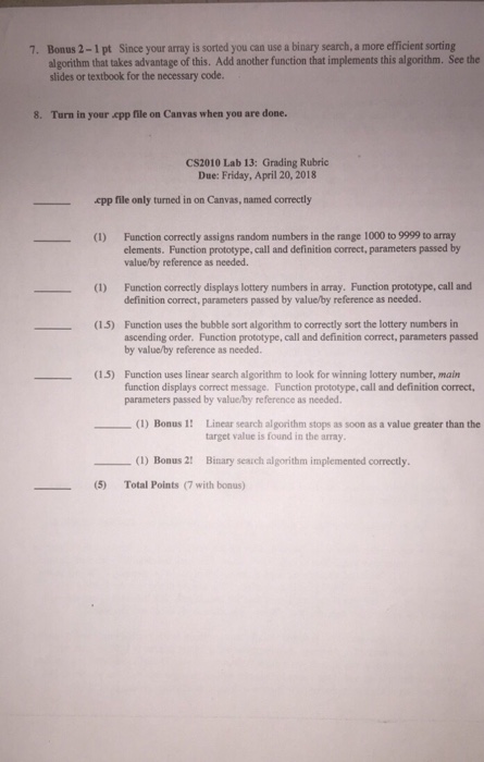 Solved Cs2010 Lab 13 his lab assignment gives you practice | Chegg.com
