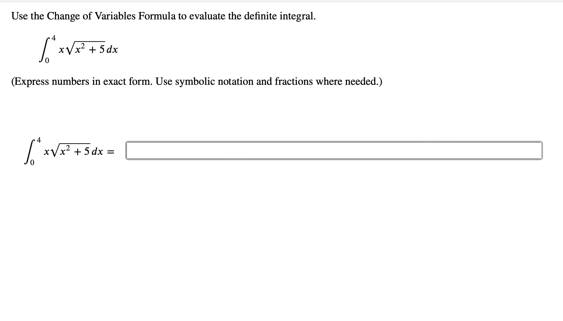Solved Use the Change of Variables Formula to evaluate the | Chegg.com