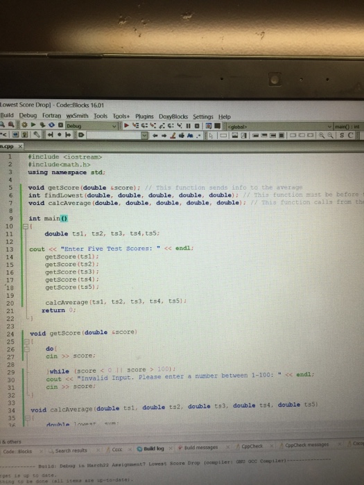 Solved This is for C++ Programming. I an having trouble | Chegg.com