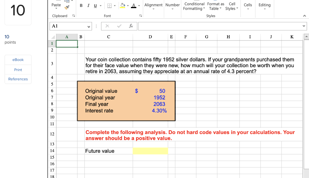 Solved Paste BIU- Cells Editing 10 Alignment Number | Chegg.com