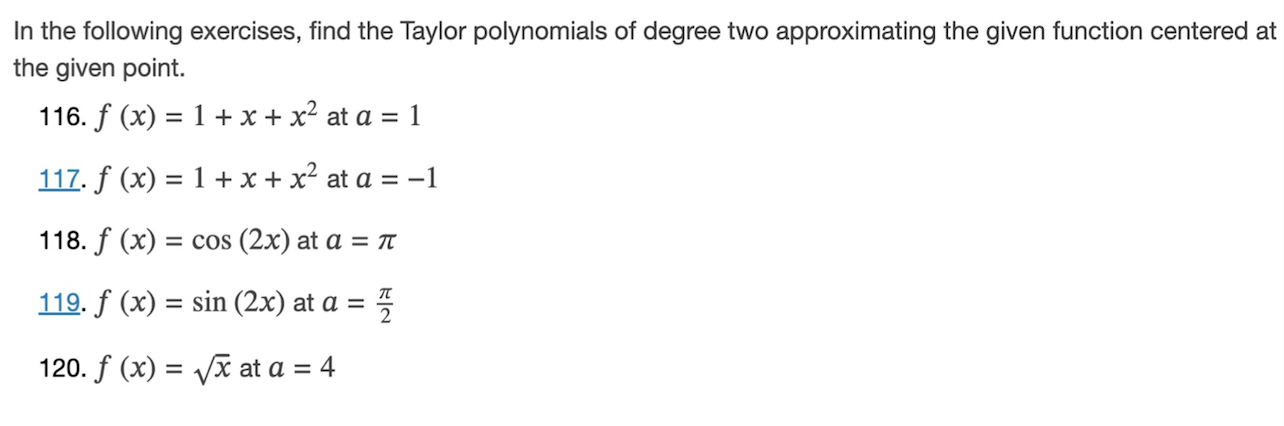 Solved In the following exercises, find the Taylor | Chegg.com