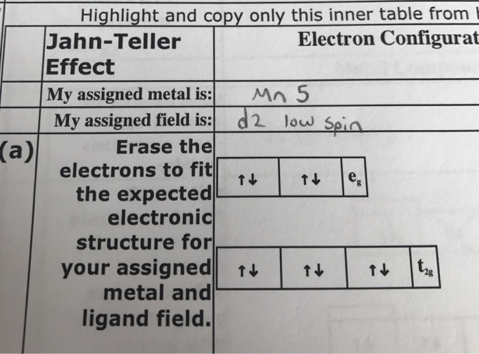 Solved Erase the electrons to fit the expected electronic | Chegg.com