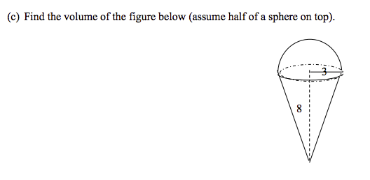 Solved (a) Find the volume of the following figure a house | Chegg.com