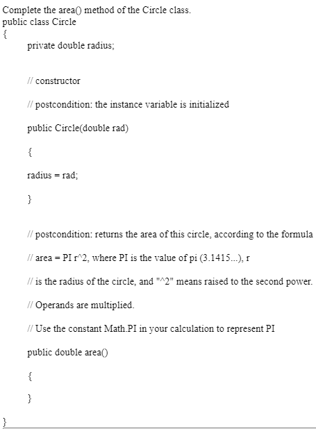 Solved Complete the constructor for the Triangle class. | Chegg.com