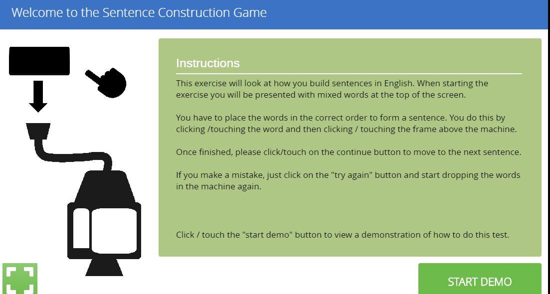 Welcome to the Sentence Construction Game | Chegg.com