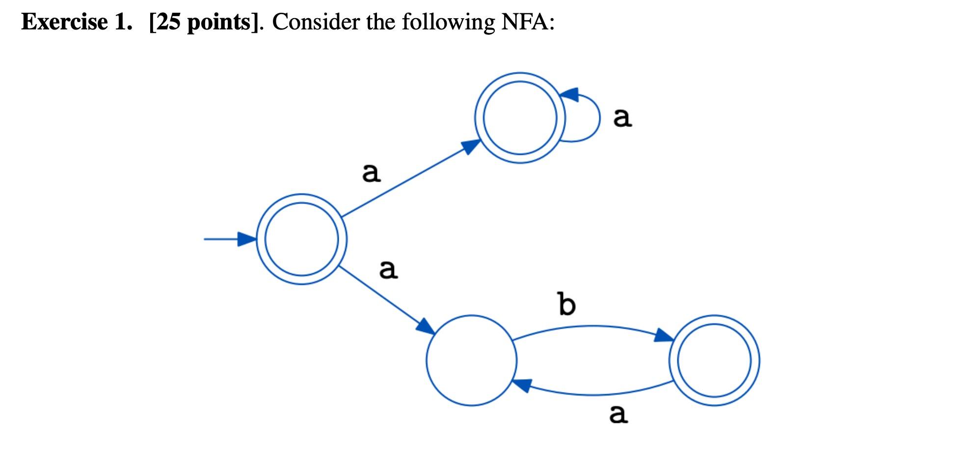 Solved Exercise 1. [25 points]. Consider the following | Chegg.com