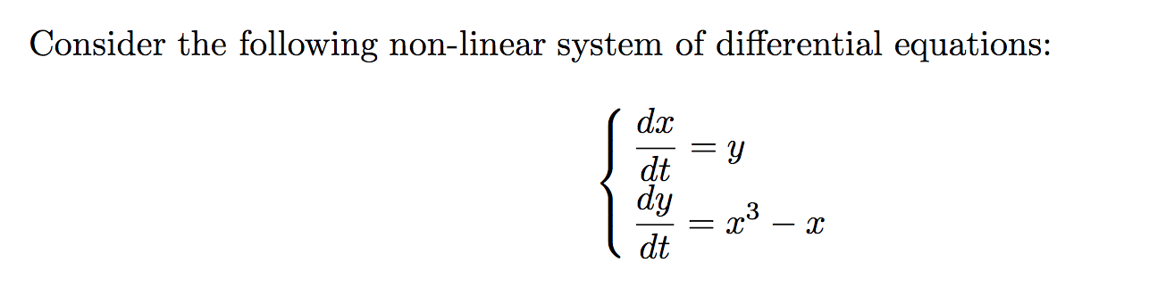 Solved 1) Find both x-nullclines and y-nullclines and sketch | Chegg.com
