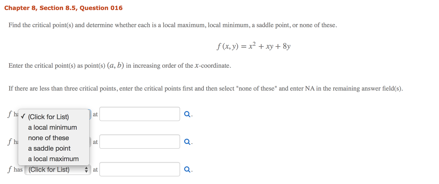 Solved Chapter 8, Section 8.5, Question 016 Find the | Chegg.com