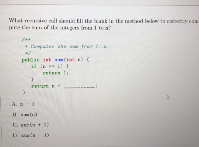 Solved The max method below is intended to return the | Chegg.com
