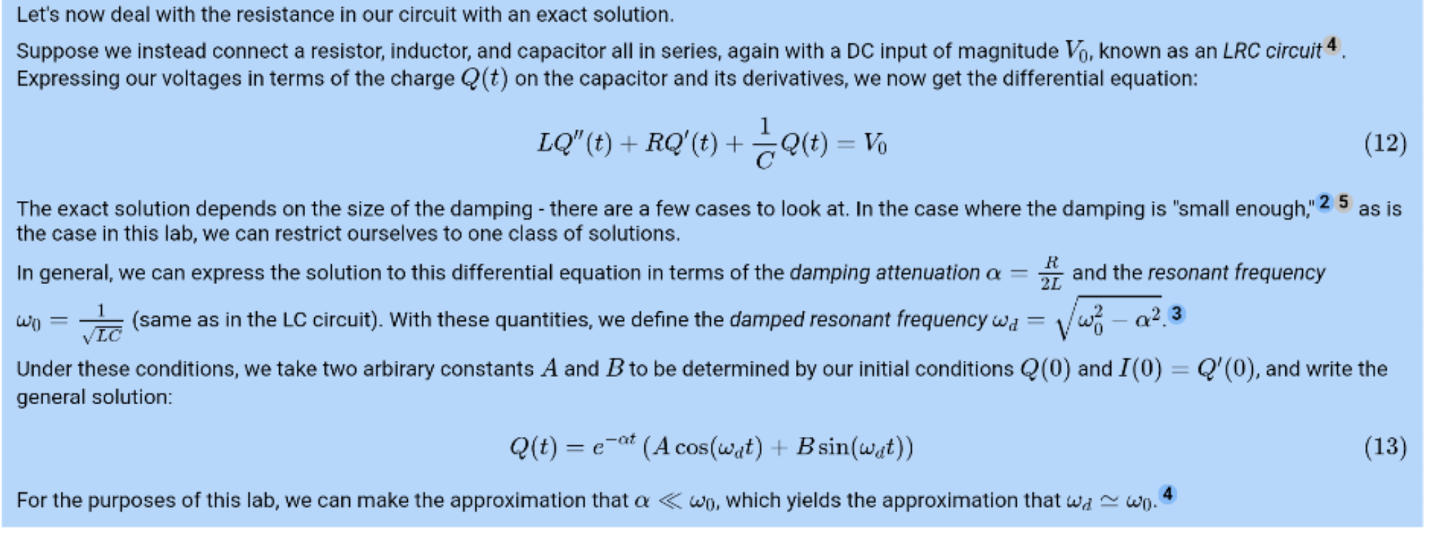 Solved Deriving Equations: Explain why (using Kirchoff's | Chegg.com