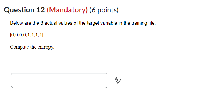 Solved Given the following confusion matrix, compute the | Chegg.com