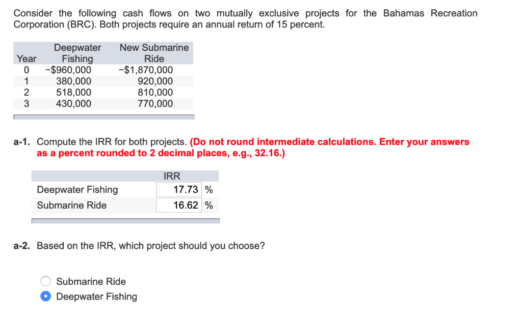 Solved B 1 Calculate The Incremental IRR For The Cash Chegg