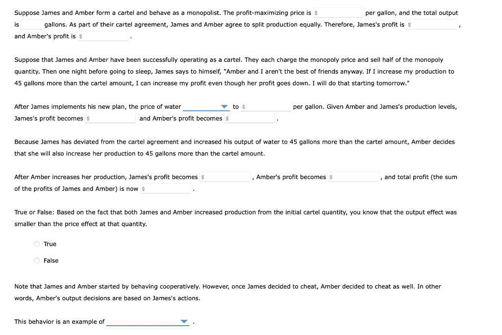Solved 3 Breakdown Of A Cartel Agreement Consider A Town In Chegg
