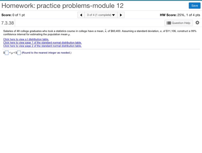 Solved Homework Practice Problems Module 12 Score 0 Of 1