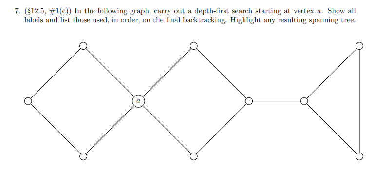 Solved 7. (§12.5, ??#1(c)) In ﻿the following graph, carry | Chegg.com