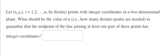Solved Let (Xiyi), i = 1,2,...,n be distinct points with | Chegg.com