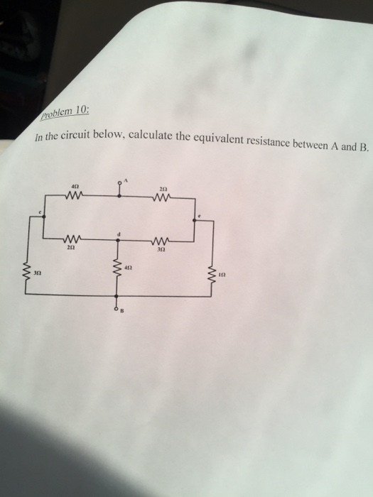 Solved Problem 1: For the circuit below, calculate Req . All | Chegg.com