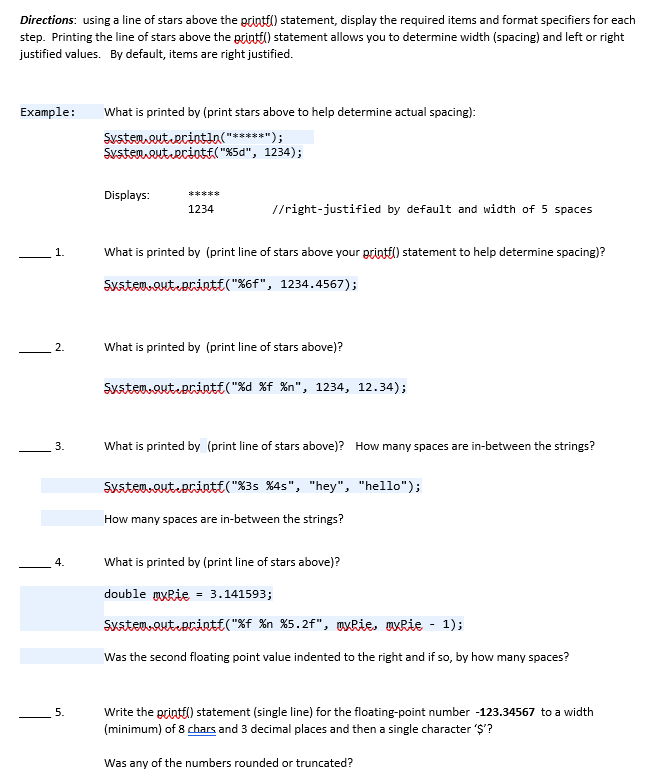 Solved Directions: using a line of stars above the griatf() | Chegg.com