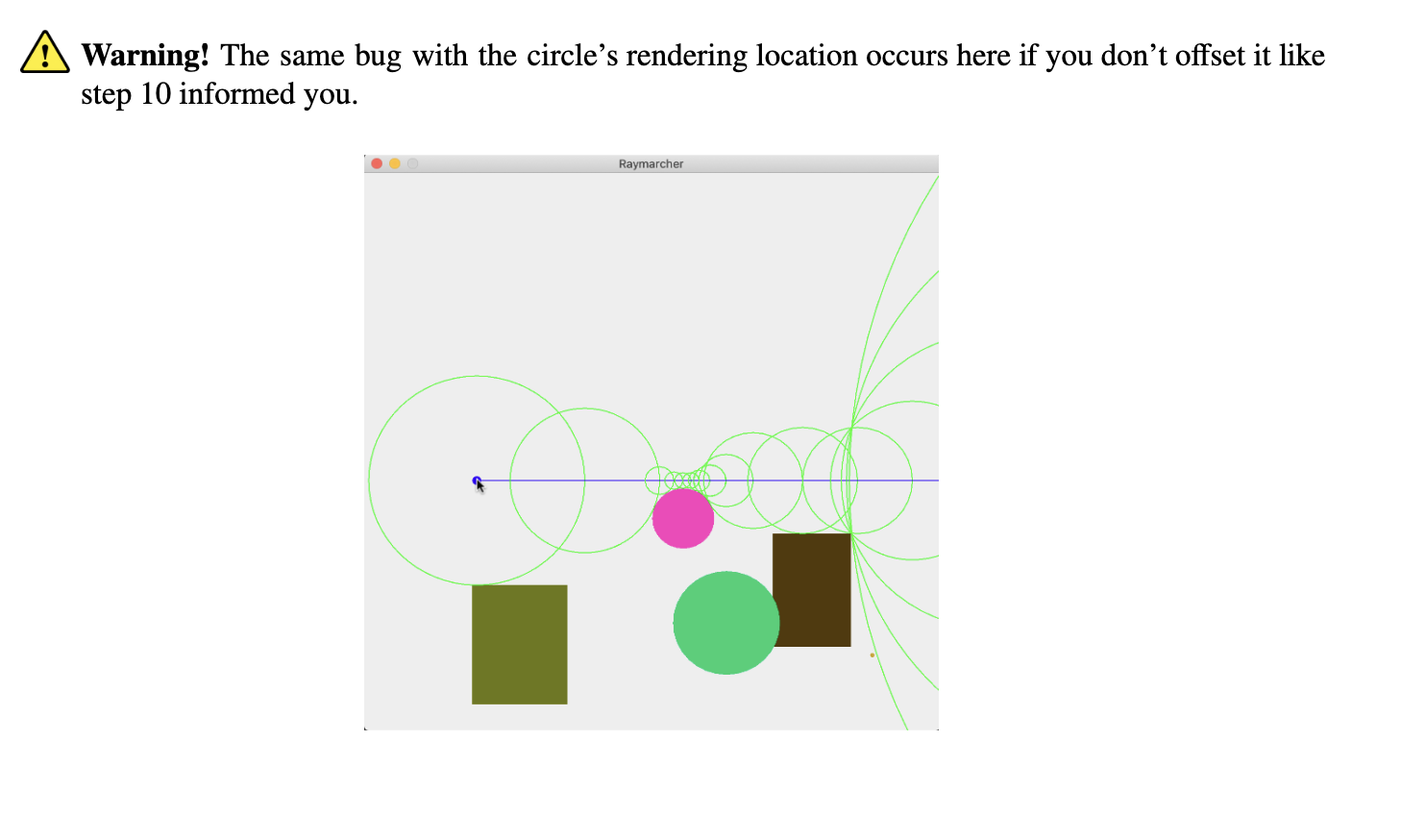 RaymarcherRunner.java1 usage Qoverride public void | Chegg.com