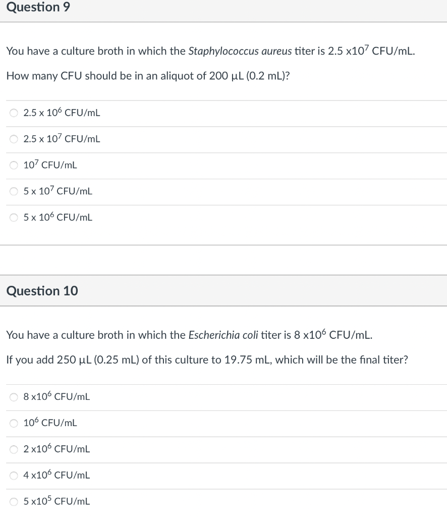 Solved You have a culture broth in which the Staphylococcus | Chegg.com