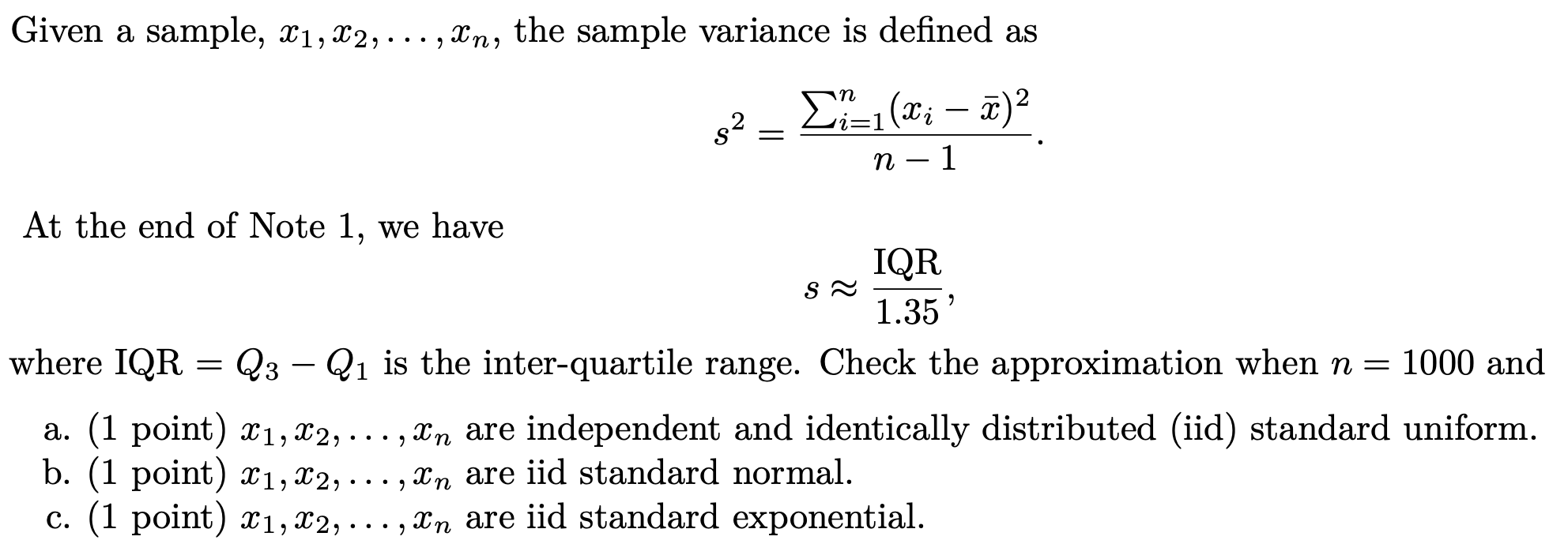 Solved answer the following using r in rstudio provide | Chegg.com
