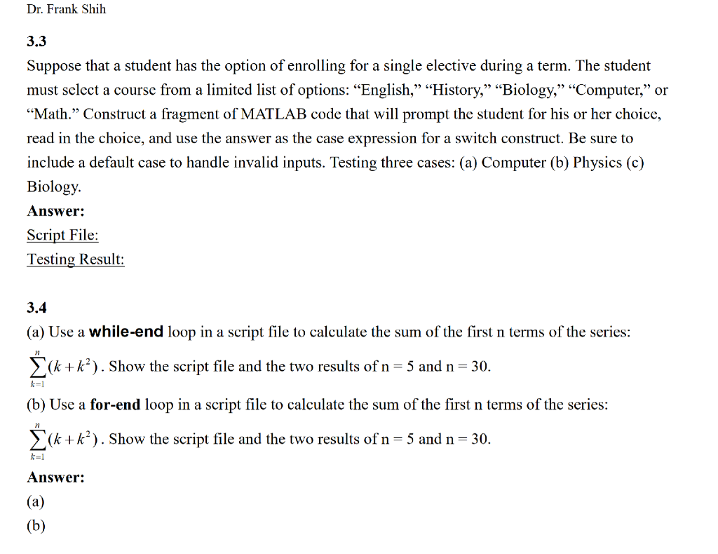 Solved 31 Write A Script That Creates Two Sub Plots In Two 6188