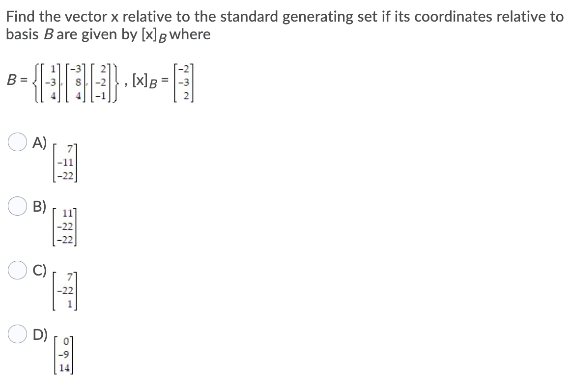 Solved Determine which of the following sets is a vector | Chegg.com