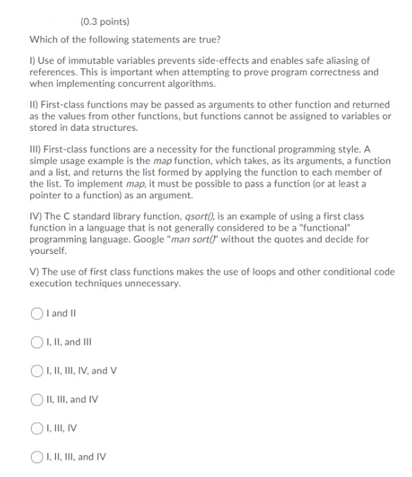 Solved (0.3 points) Tail recursion refers to the special | Chegg.com