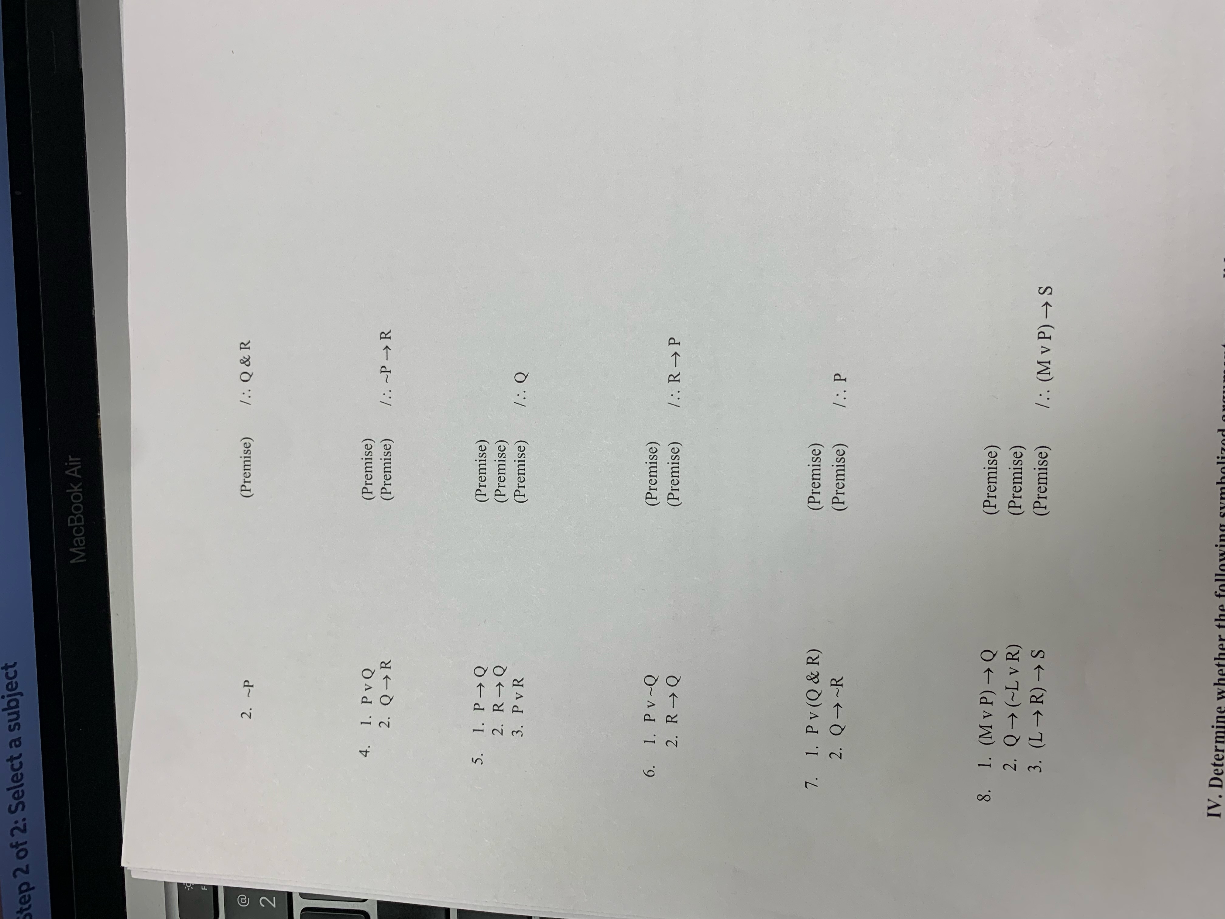 Using rules from both group I and group II, construct | Chegg.com