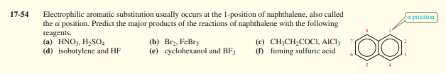 Solved 54 Electrophilic aromatic substitution usually occurs | Chegg.com