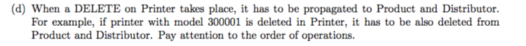Solved Triggers. USING. SQL Write triggers that enforce the | Chegg.com