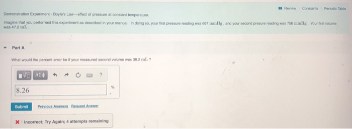 Solved Review 1 Constants l Periodic Table Demonstration | Chegg.com